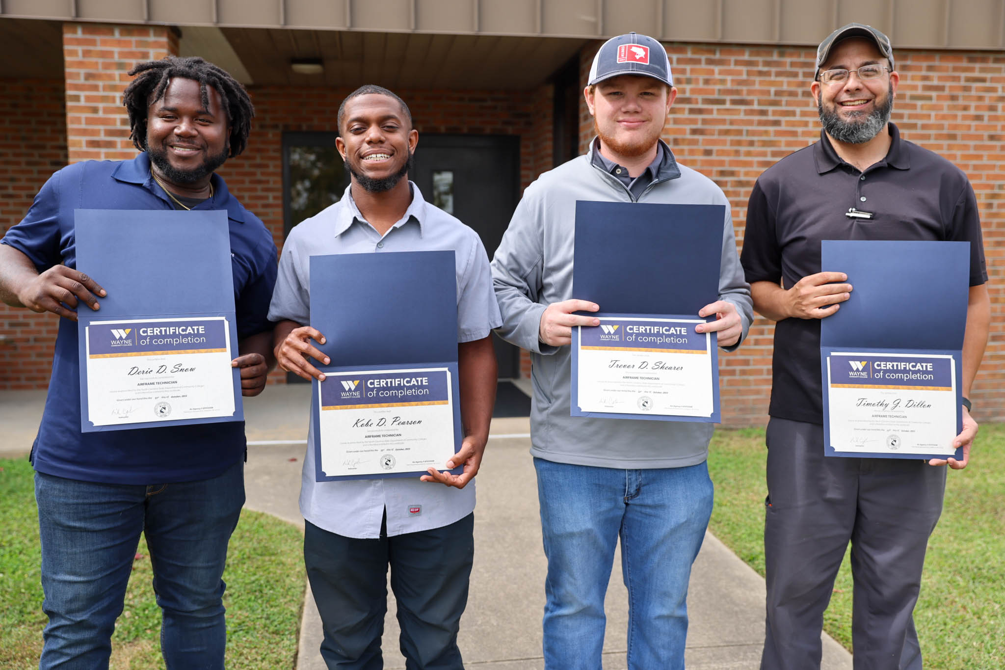 Students Receive Aviation Certifications - Wayne Community College ...