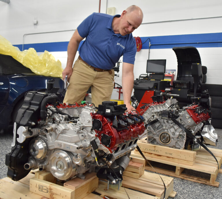 WCC Receives Corvette Engines - Wayne Community College | Goldsboro, NC