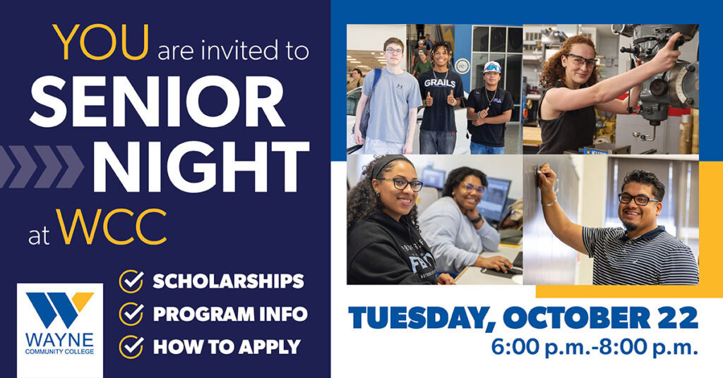 WCC to Hold Event for High School Seniors - Wayne Community College ...